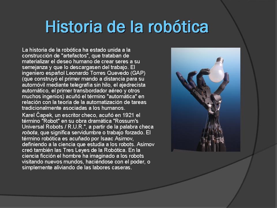 Edgar Millan: Presentación de Robótica