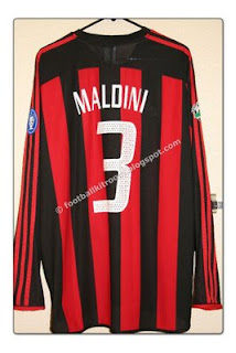 The Football Kit Room: AC Milan Home Kits (2003-2008)