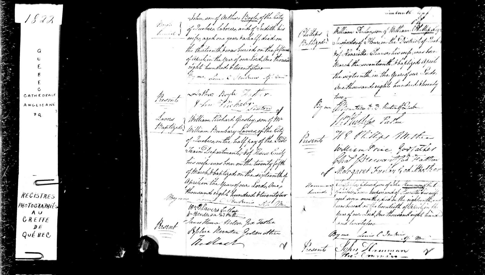 Phillips Family Ancestry: 1822 William F and Louise Langevin