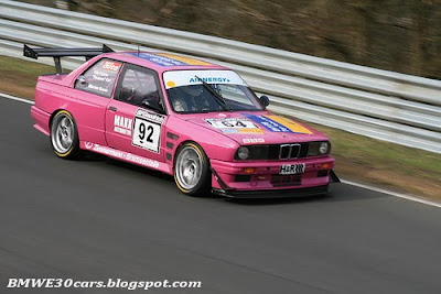 BMW E30 CARS: Pink BMW E30 M3