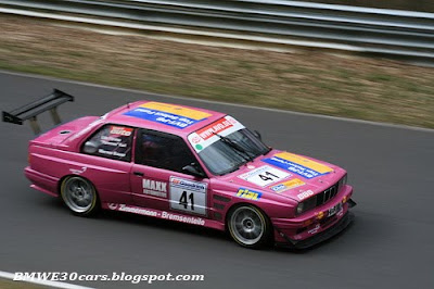 BMW E30 CARS: Pink BMW E30 M3