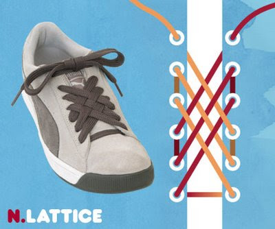 Stylish Shoe lacing methods