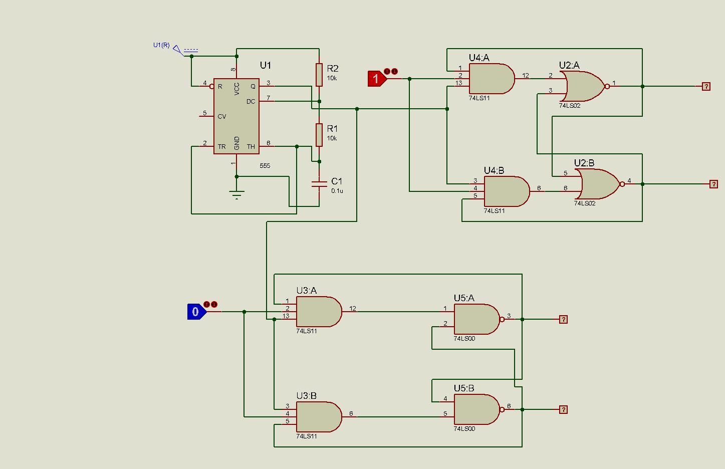 SIMULACIONES EN PROTEUS DIGITALES I: LOGICA SECUENCIAL flip flop
