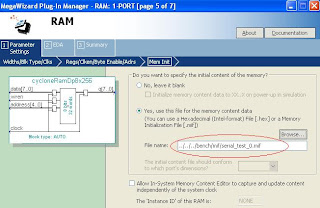 Indonesian Chip Engineer: Implementasi ROM/RAM pada FPGA dengan Altera Quartus dan MIF File