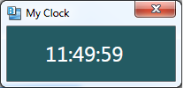 Madhuka: Digital Clock in WPF