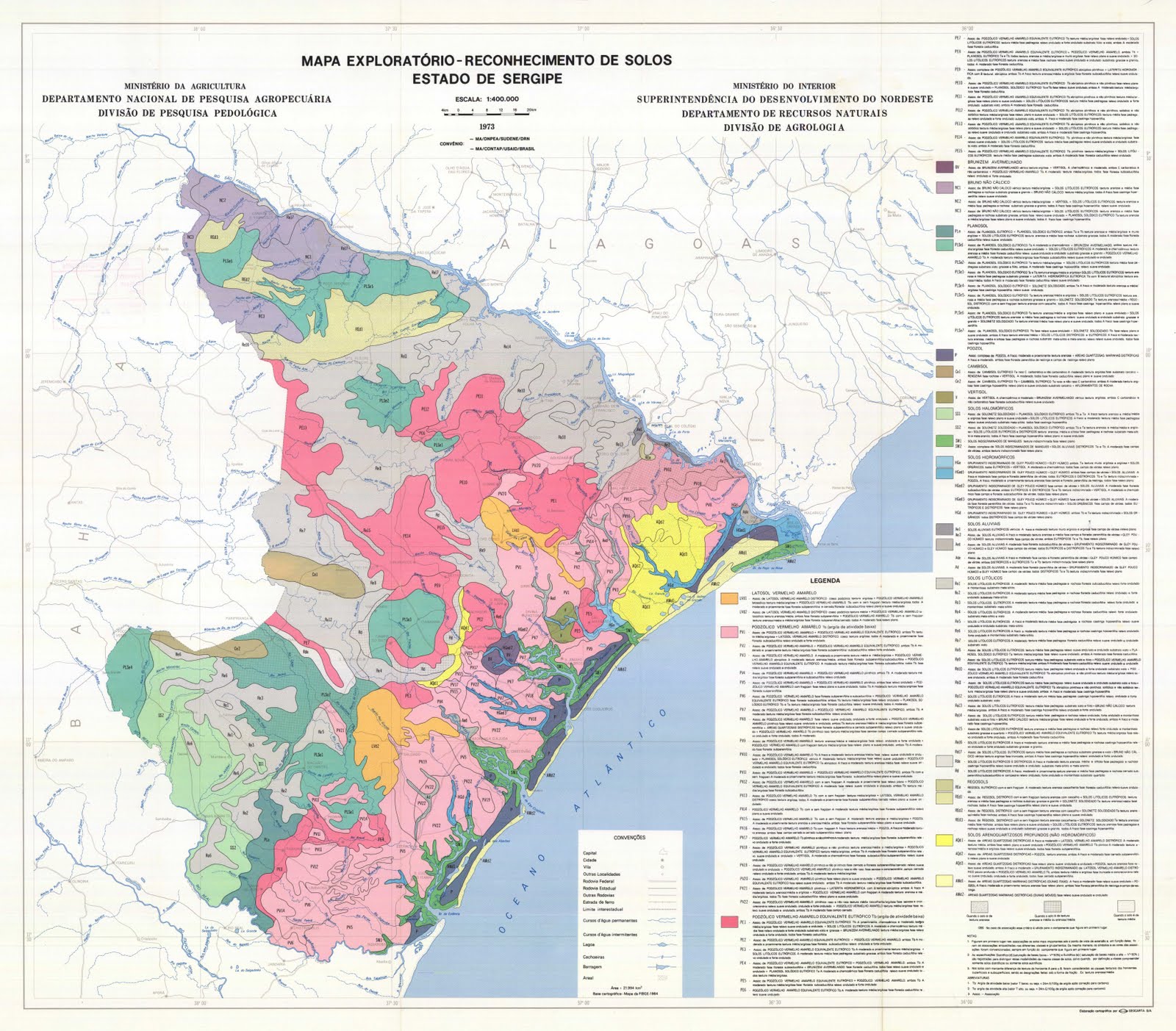 MAPAS DE SERGIPE