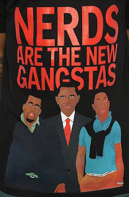 TORY411: NERDS ARE THE NEW GANGSTERS T-SHIRT BY KLP