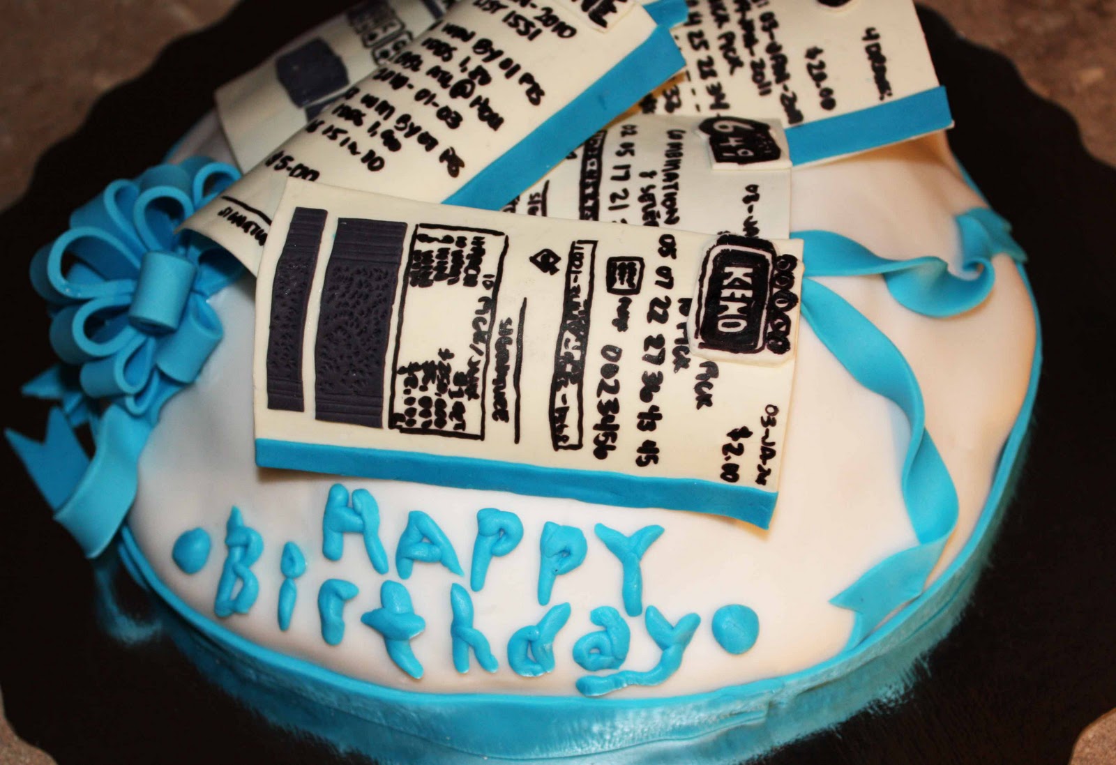 Cup O Cake: Lottery Ticket Birthday Cake