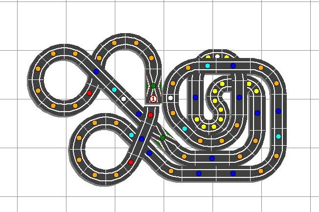 Mis montajes de slot: Montaje nº 9. Circuito de rally base y dos ...
