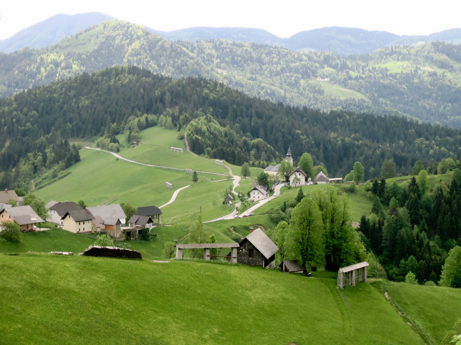martha's vienna: Valley Views of Sorica and Zgornja Sorica, Slovenia