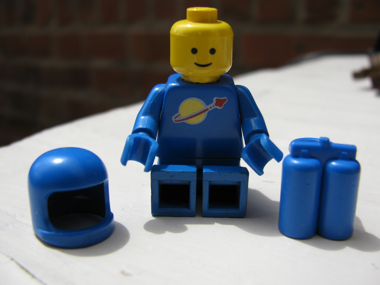 La era de los objetos: Blue Lego Spaceman