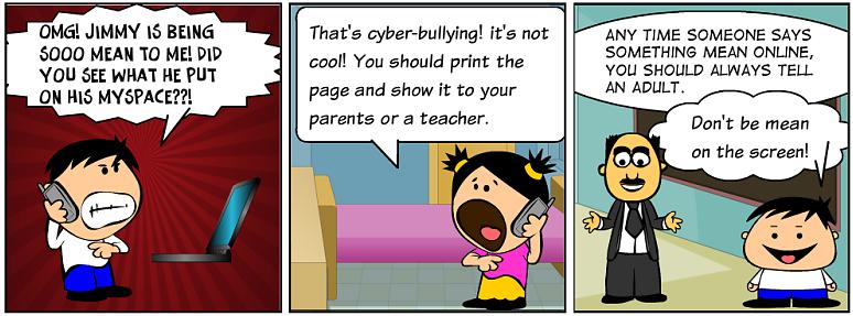 Cyber-Bullying: Cyber-bullying Comic