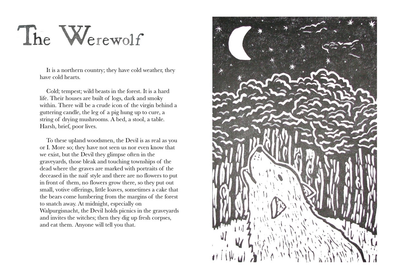 Jadeth's blog: 'The Werewolf' Angela Carter Story.