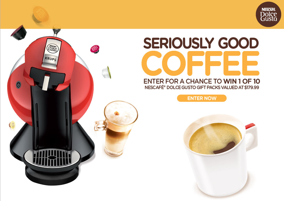 Barbara's Beat: Enter for a chance to win one of 10 Nescafe Dolce Gusto ...
