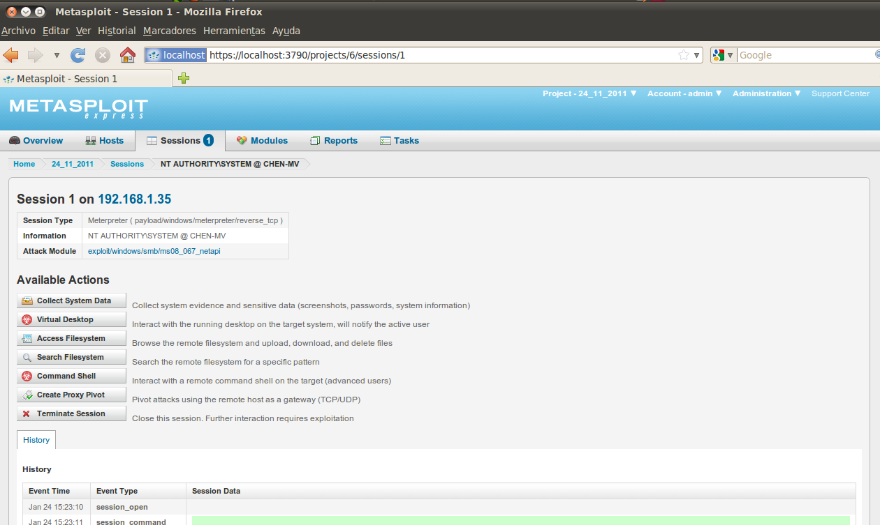Presentando Metasploit Express ~ Security By Default