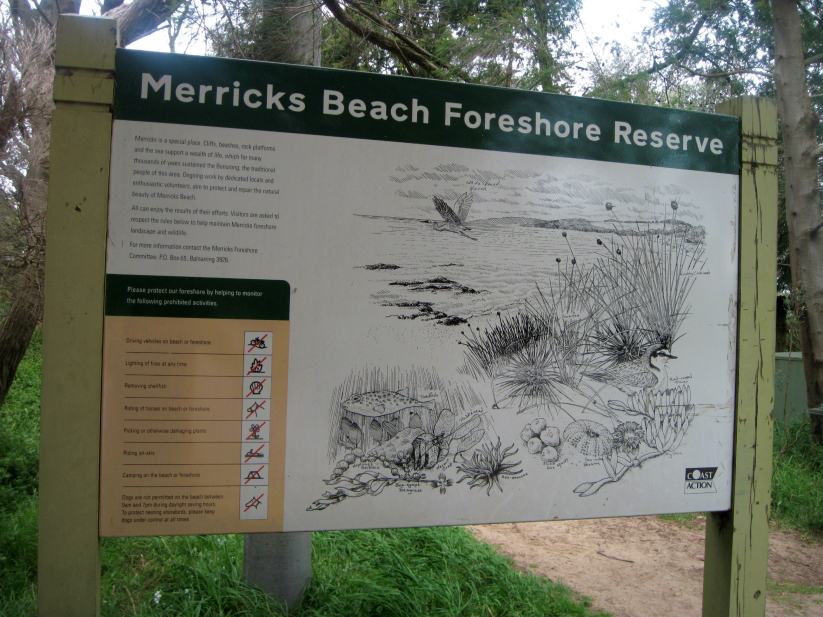 TRACKS, TRAILS AND COASTS NEAR MELBOURNE : Merricks Beach Clifftop ...