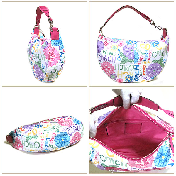 LADIES BAG ONLINE: #474 - COACH DAISY FLOWER HOBO BAG 14883