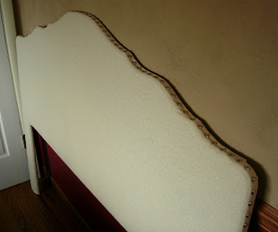 Upholstered Headboard DIY - Dishes and Designs