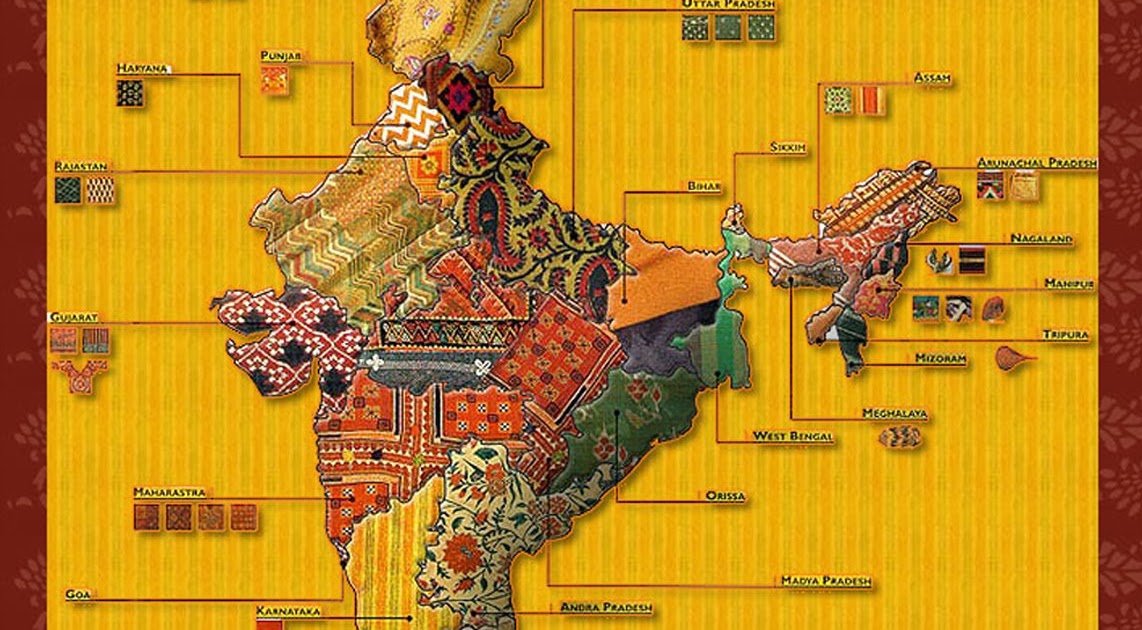 and another: textile map of India