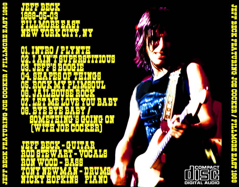 Jeff Beck Group with Joe Cocker - Fillmore East 1969 (bootleg) · Rock ...