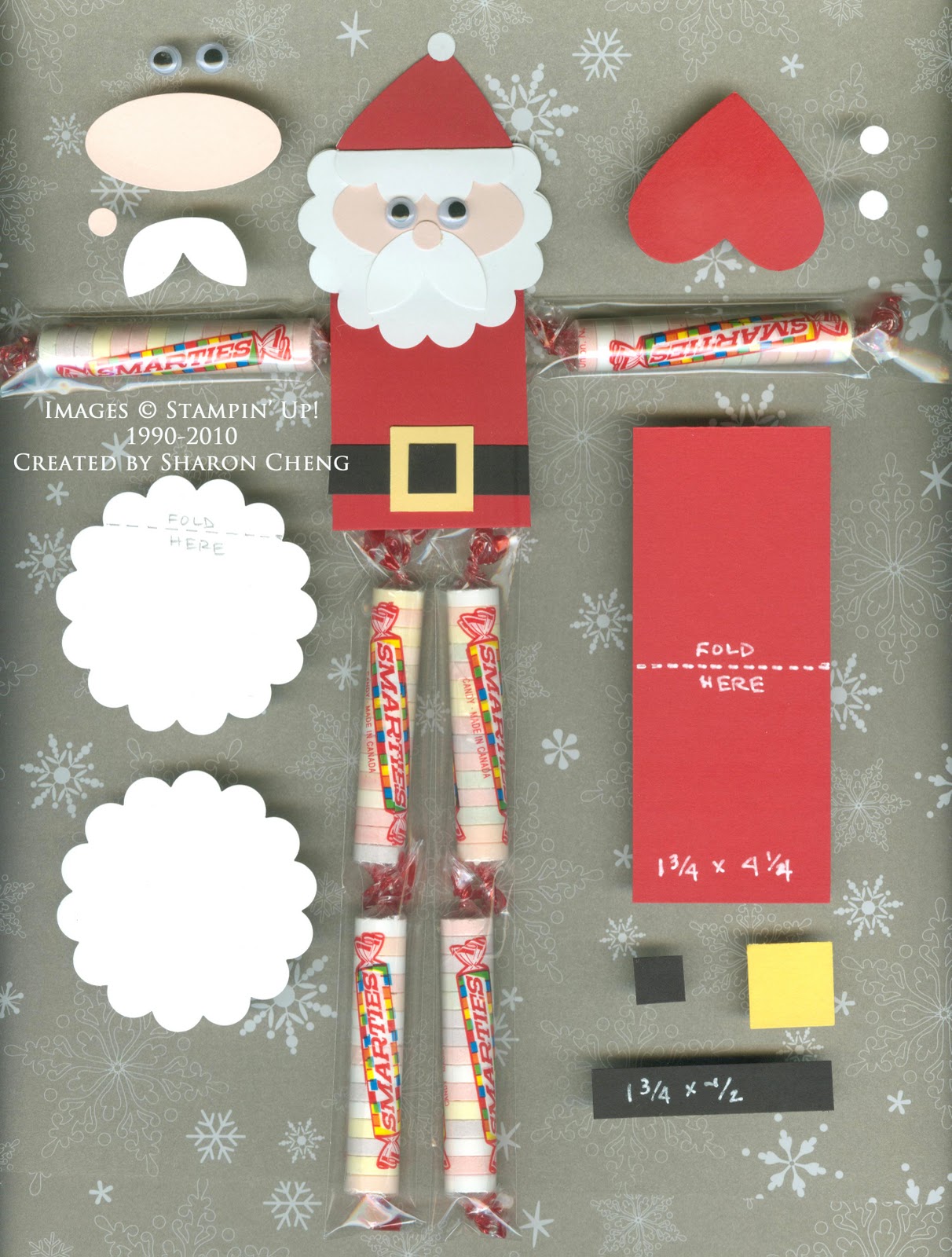 SHARING CREATIVITY and COMPANY: Skinny Santa Tutorial