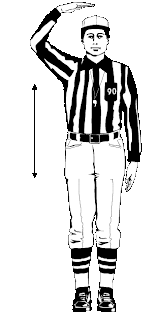 Amerikai Football: Bírói jelzések: tripping, uncatchable forward pass ...