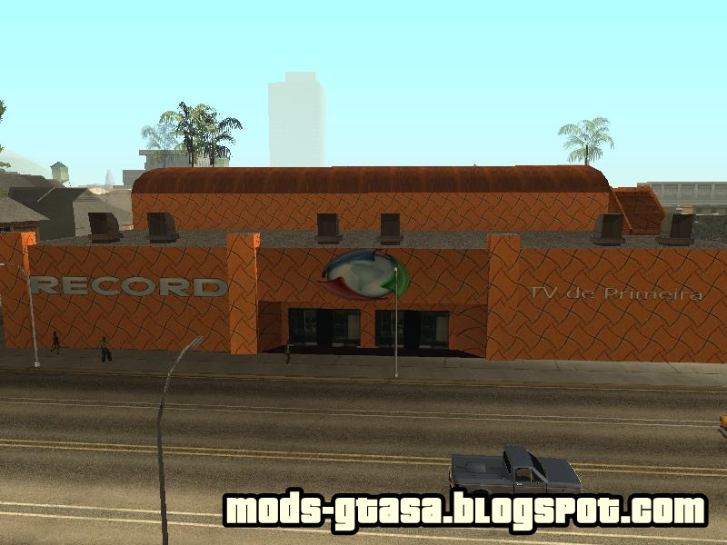 Mods GTA San Andreas: Estudio Rede Record
