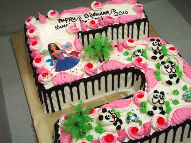 Dza's Confectionery: Birthday Cake - Number 5