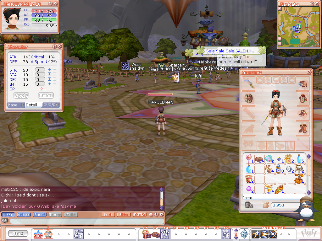 Fly For Fun (Flyff). Обзор игры.