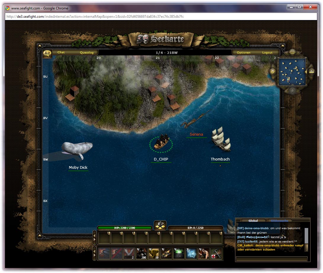 Seafight браузерная онлайн игра