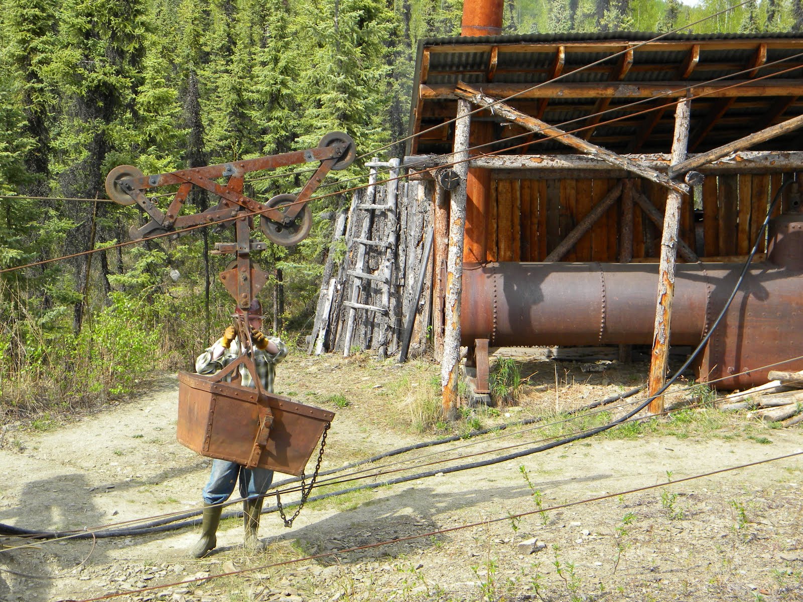 Traveling Through: Eldorado Gold Mine, Fox Alaska