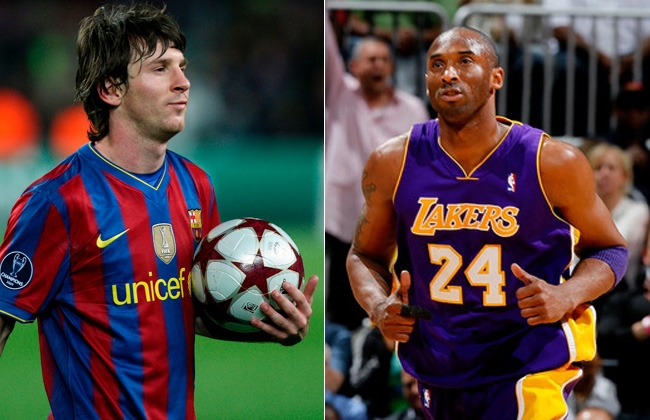 Kobe Bryant reta a Lionel Messi ~ VillaconMundial