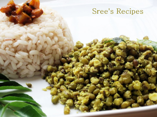 Cherupayar /Green Gram Thoran