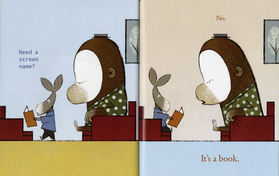 Curious Pages: LANE SMITH on It's a Book