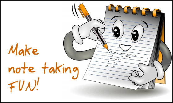 Mark's Access to Languages Blog: Note taking strategy