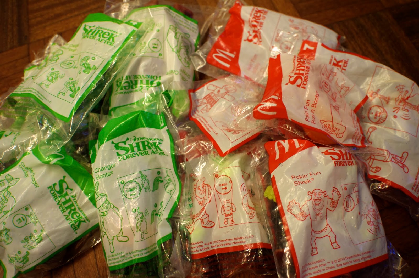 i - first person singular: Shrek Forever After Happy Meal Toys | McDonald's