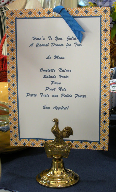 Here's To You, Julia! Bon Appétit! - HYACINTHS FOR THE SOUL