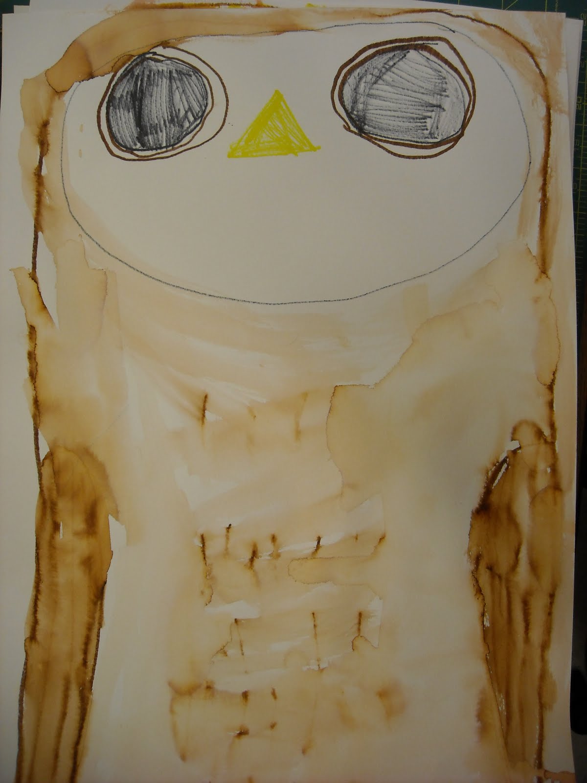 One Crayola Short: Owl Marker Paintings