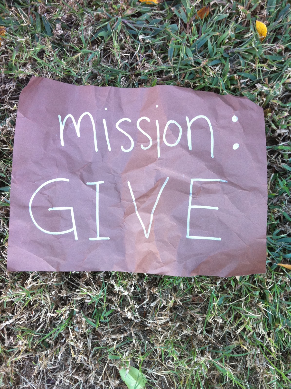 mamahall: mission: give {week 4}