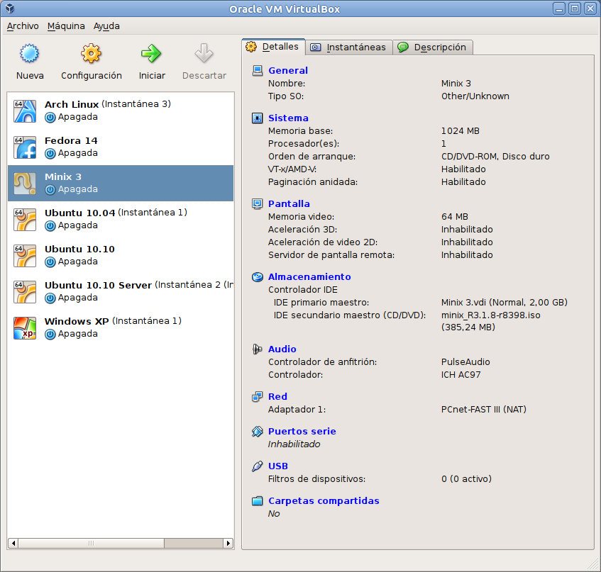 Guía instalación Minix | El blog de pico.dev