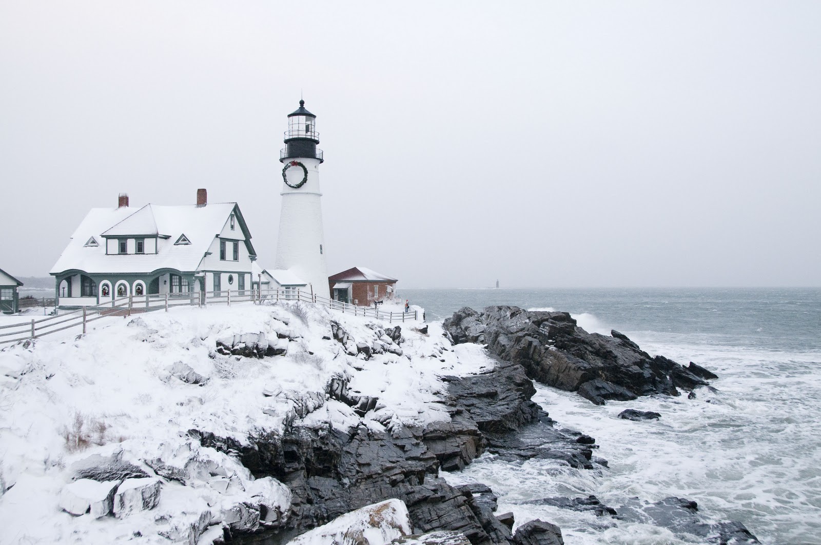 Tracey Mason's Studio: Portland Head Light in the Blizzard