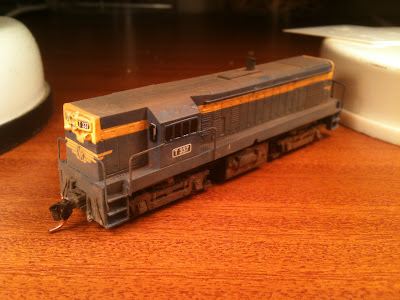 Victorian N Scale: Flattop T class detailing project