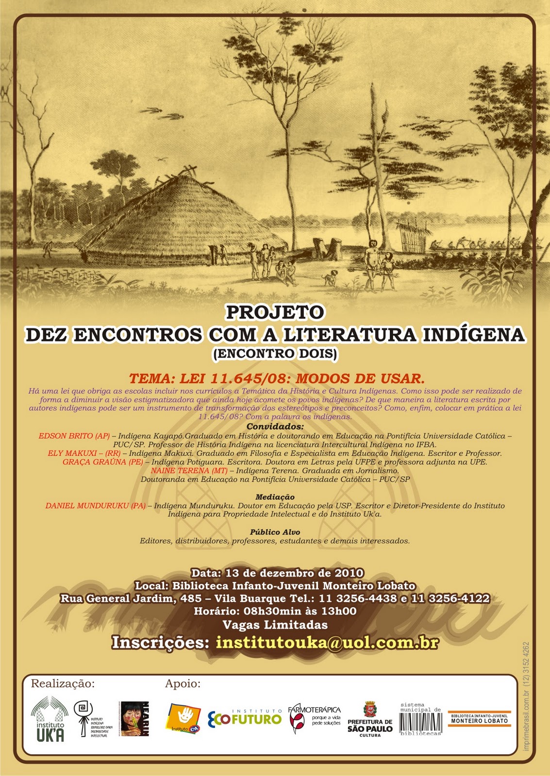 ♫ecos Da Cultura Popular♫ Encontro Discute Lei 11 645 08 Que Obriga O