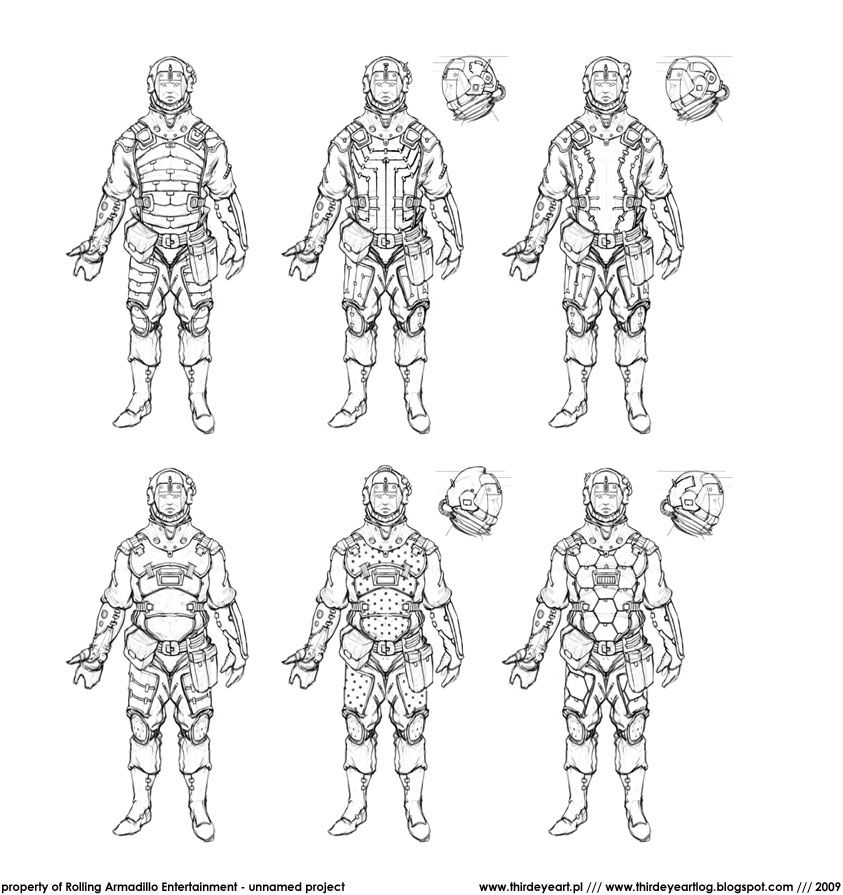 THIRDEYE ARTLOG: Combat suit concept