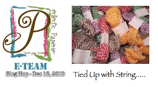 Eclectic Paperie: New E-Team Blog Hop: Tied Up With String