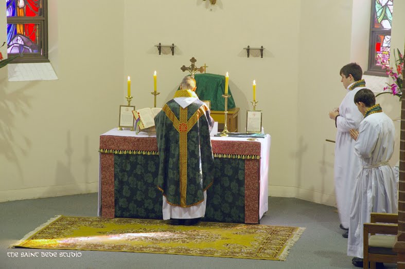 The Saint Bede Studio Blog: Puginesque vestments in Wallsend
