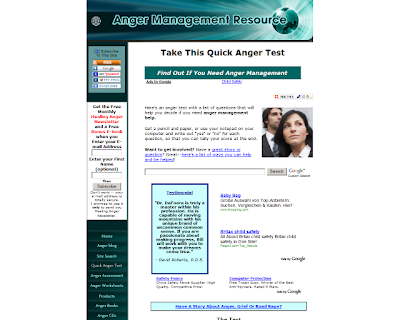Anger Management Test - how to deal with anger