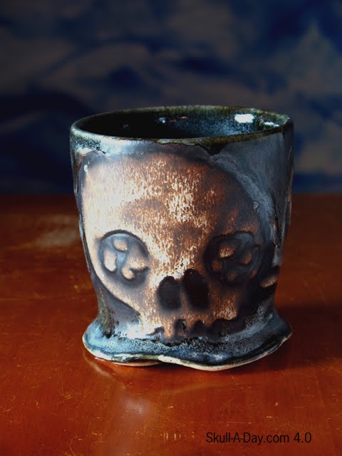 Ceramic Skull Cups