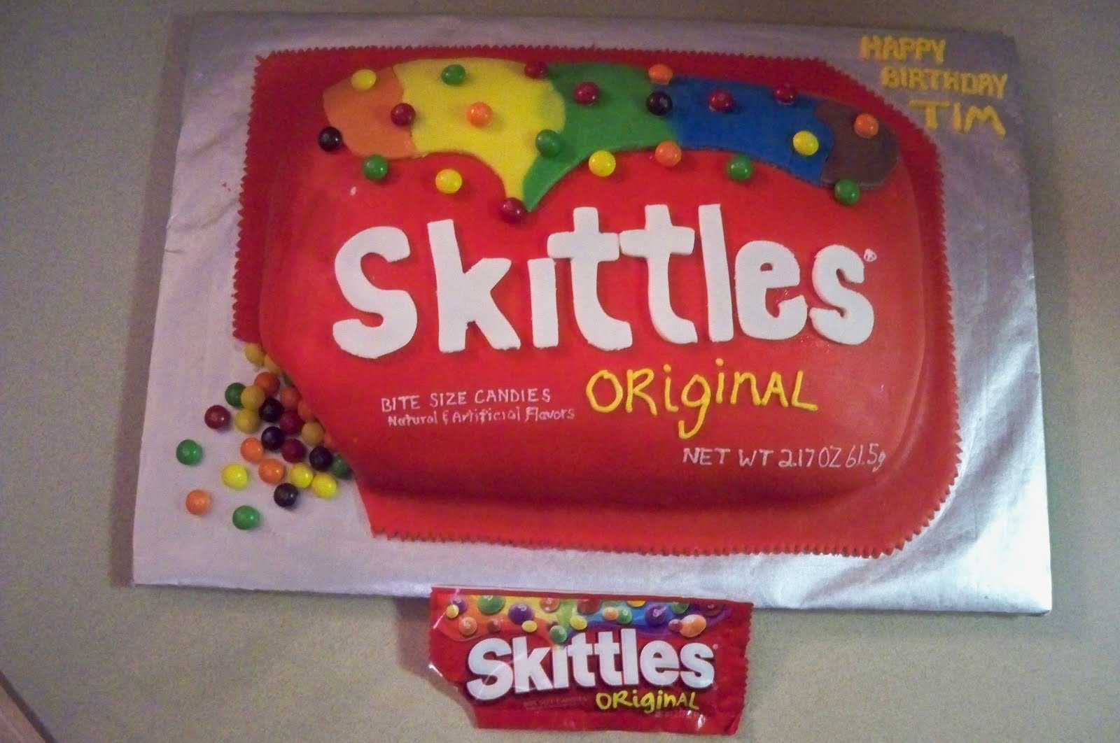 "Grace of Cakes": Skittles Cake
