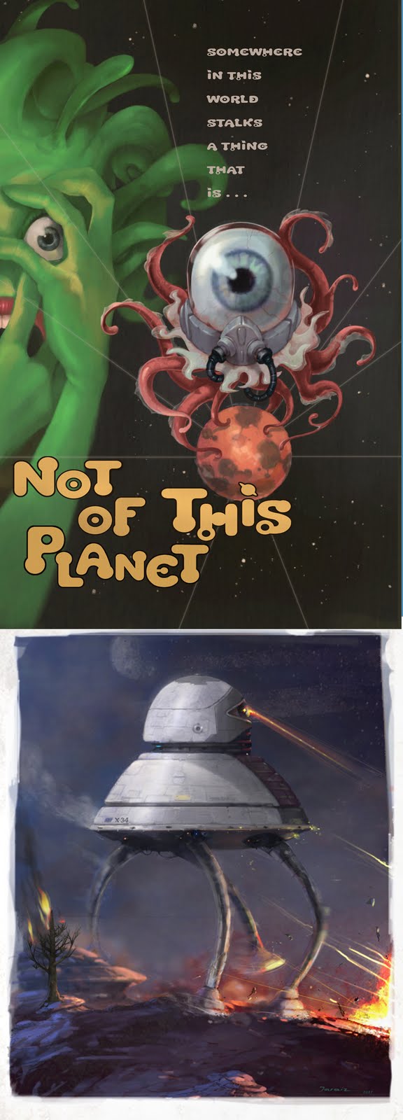 DAVID JARAIZ Matte Painter and Concept Artist : PLANET 51 Street design ...